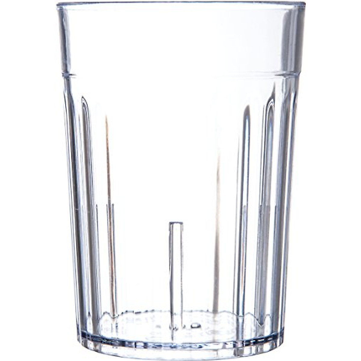 Carlisle FoodService Products Plastic Bistro Tumbler, 10 Ounces, Clear