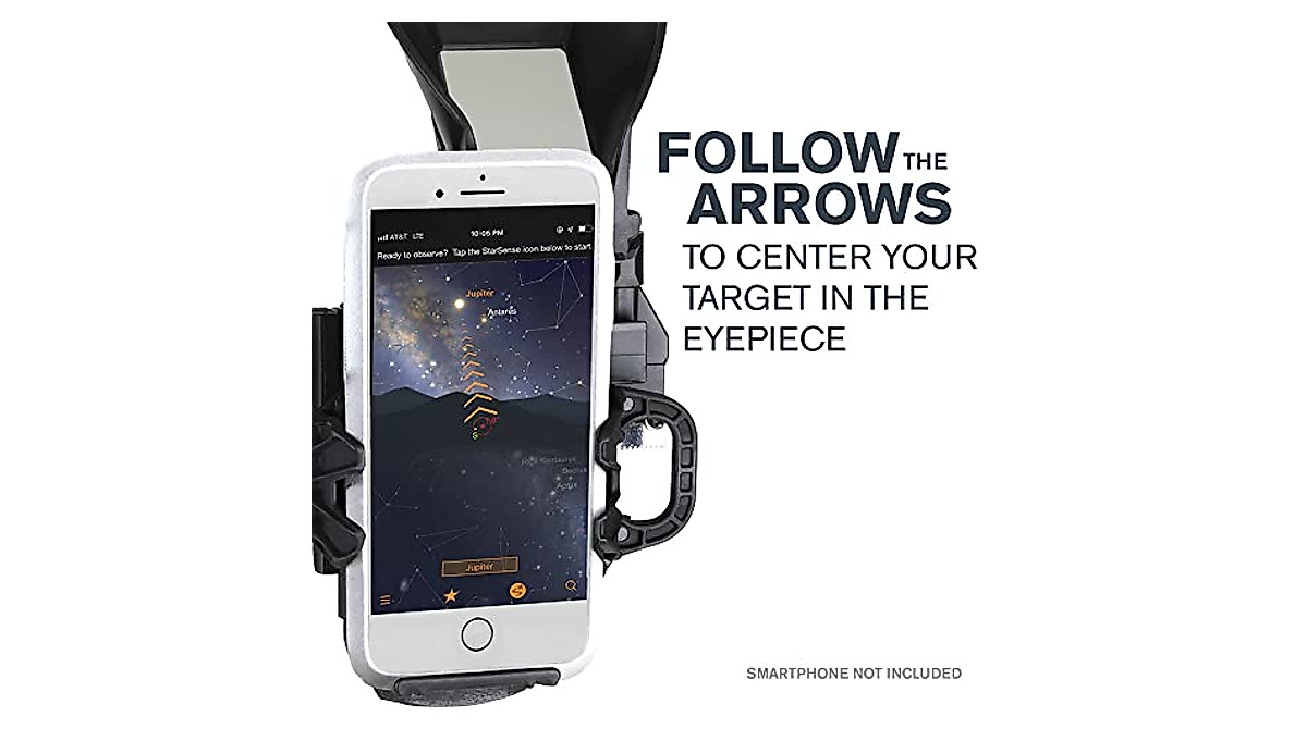 StarSense Explorer DX 100AZ Telescope - Guided Smartphone Astronomy