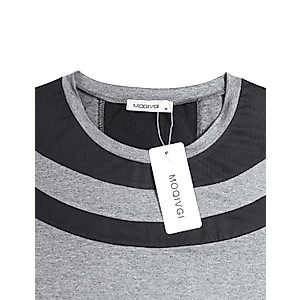 MOQIVGI Gym Clothes for Women Tops Short Sleeve Athletic Shirts and Tees Exercise Hiking Cycling Pilates Aerobics Yoga Activewear Grey XX-Large