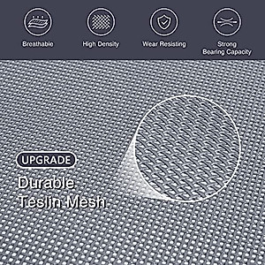 Love's cabin Outdoor Elevated Dog Bed - 49in Pet Dog Beds for Extra Large Medium Small Dogs - Portable Dog Cot for Camping or Beach, Durable Fall Frame Raised Dog Bed with Breathable Mesh