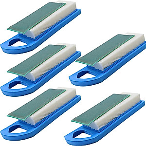 Cyleto 5pcs Air Filter with Pre Filter for John Deere M149171 Craftsman 33425 Briggs & Stratton 4211 4214 5077h 5077K 697153 698083 795115 653202 695547 697014 697634