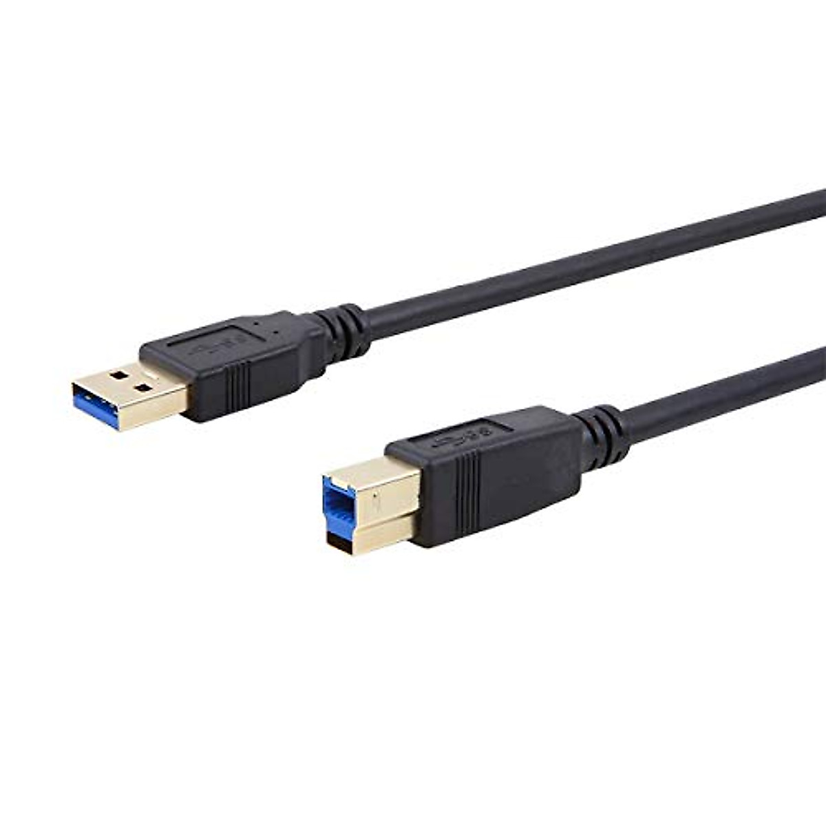 Monoprice Select Series USB 3.0 A to B Cable 1.5ft Compatible with Brother, HP, Canon, Lexmark, Epson, Dell, Xerox, Samsung and More!, Black (113746)