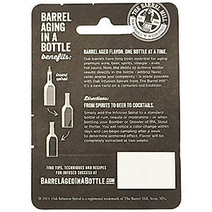 4 Pack-Barrel Aged in a Bottle Oak Infusion Spiral-Barrel Age Whiskey, Rum, Wine