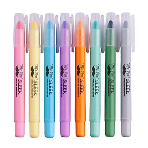 Mr. Pen- Bible Highlighters, Pastel Gel Highlighters, 8 Pack, Assorted Colors, Bible Highlighters No Bleed, Pastel Highlighter, Gel Highlighters, Pastel Highlighter Set, Dry Highlighter, Bible Markers