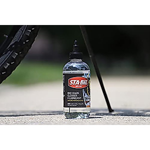 STA-BIL SPORT Bike Chain Cleaner & Lubricant - Prevents Rust on Chains, Cables, and Derailleurs, Premium Lubricant, Easy to Apply, Preserves Bike Chains, 8oz (22406)