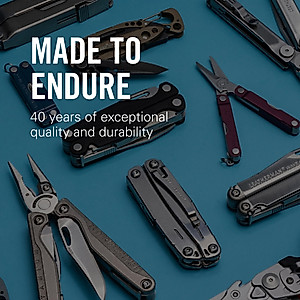 LEATHERMAN, FREE K2, Folding Pocketknife, 8-in-1 Multi-tool for Everyday Carry (EDC), Home & Outdoors, Made in USA, Evergreen