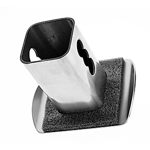 LFPartS Polished Stainless Steel Blank Trailer Metal Hitch Tube Cover Fits 2" Receivers (Chrome)