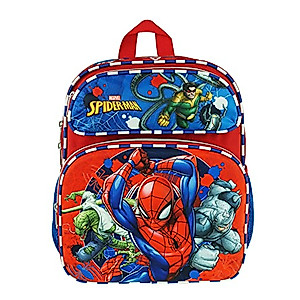 Ruz Marvel Spider-Man Medium 3-D EVA Molded 12 Inch Backpack