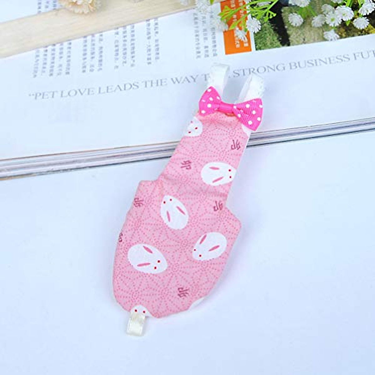 POPETPOP 2Pcs Bird Diaper Parrot Flight Suit Bird Parrot Nappy Pant Pilot Clothing for Small Cockatiel Parakeet, Size M, Random Style