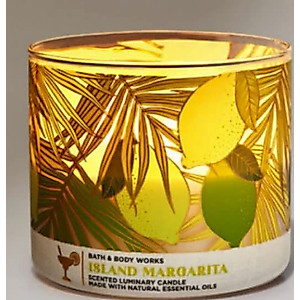 White Barn Bath and Body Works Island Margarita Scented 3-Wick Candle 14.5 oz