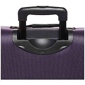 American Tourister Pop Max Softside Luggage with Spinner Wheels, Purple, 3-Piece Set (21/25/29)