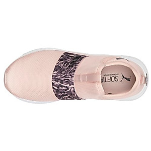 PUMA Women's SOFTRIDE Sophia Slip On Sneaker, Rose Quartz-Dusty Plum, 8