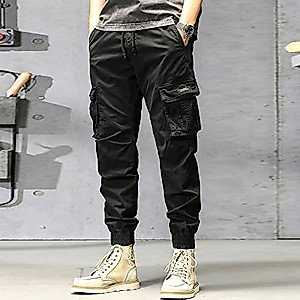 +Today+2023 Mens Tactical Pants Slim Fit Mens Gym Pants With Pockets Loose Fitting Long Johns Tailored Suit Trousers Pantalón Para Hombre Men's Hiking Pants Carpenter Jeans