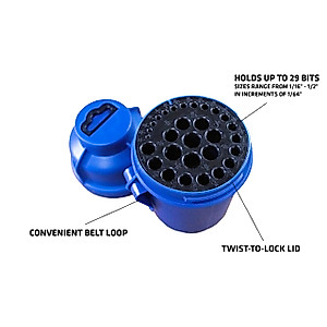 Century Drill & Tool – 28406 29 Piece Empty Drill Bit Index Pod – Holds 29 Jobber Drill Bits, Easy Storage Home Improvement