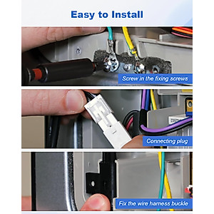 3903-000519 Refrigerator Power Cord Compatible with Samsung RH29H8000SR/AA-00 RF261BEAEWW/AA-01 etc Replacement Fridge Power Cord 3903-000786 3903-001013 3903-000796 Pure Copper Wire Thickened