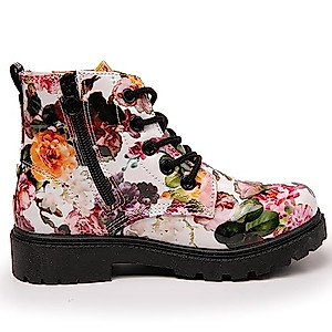 GUOCHENXY Kids Boots - Big Kid, Unisex, White, Size 2.5