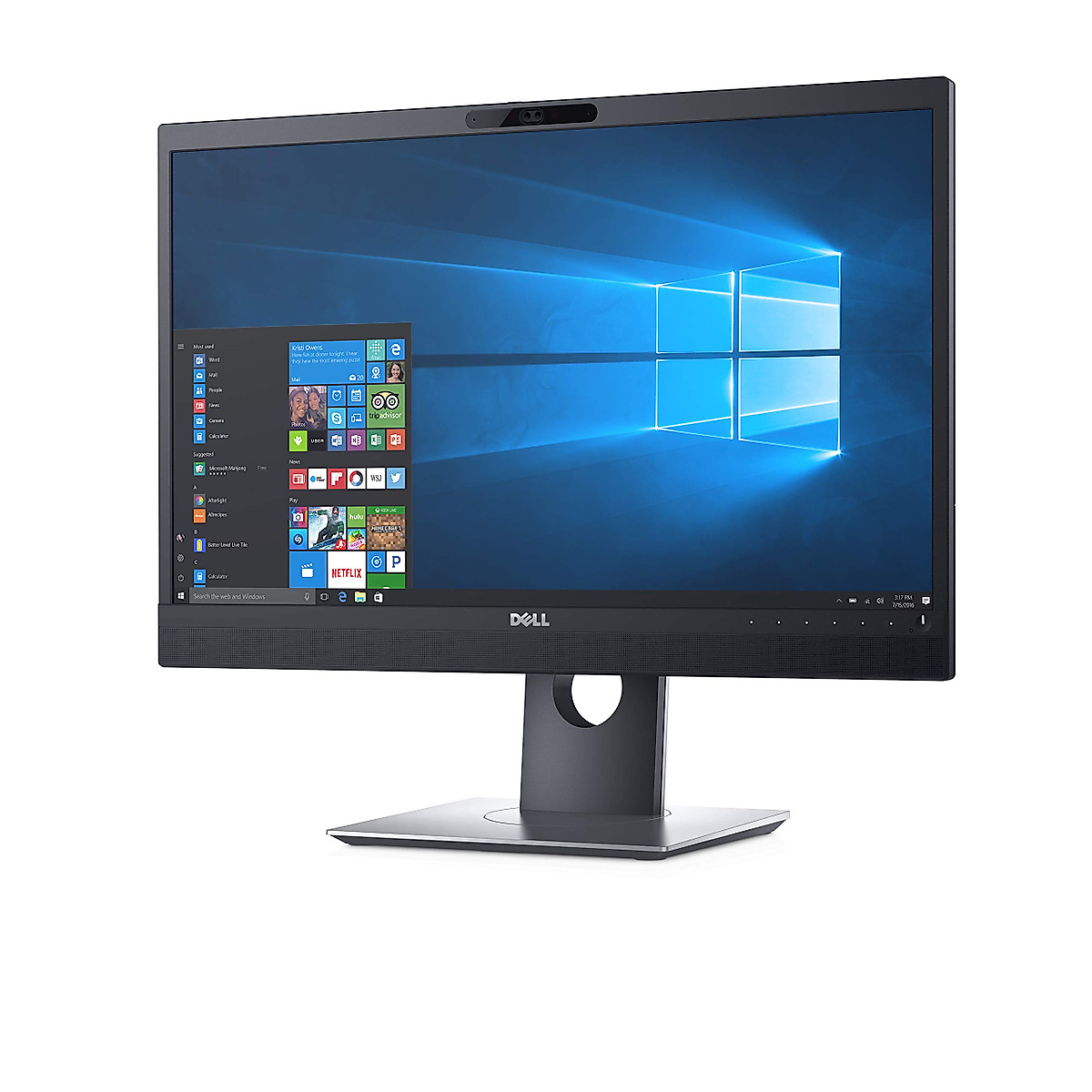 Dell P2418HZ 23.8" Monitor for Video-Conference - 1920X1080 LED-LIT, Black