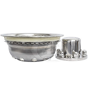 A+ 16” Stainless Steel Front Wheel Simulator for Ford Transit 2015~up – Set of 4