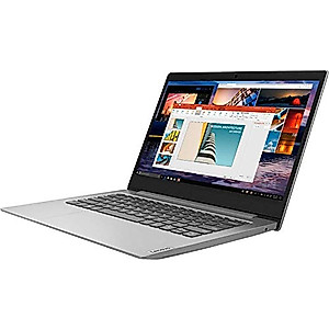 Lenovo IdeaPad 1 14" Laptop Computer for Business Student, AMD A6-9220e up to 2.4GHz, 4GB DDR4 RAM, 64GB eMMC, 802.11AC WiFi, Bluetooth 4.2, Webcam, Grey, Windows 10 S Mode, BROAGE 32GB Flash Drive