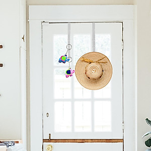 POPETPOP 9 pcs door coat hook over door hanger bathroom hooks door coat hanger towel racks for bathroom over The door rack pan pot mounted On The door abs white kitchen door