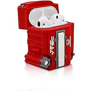 JDMTuning DOHC VTEC Apple Airpods Engine Silicone Case Cover for Protection Fits 1st Gen and 2nd Gen Wireless Charging