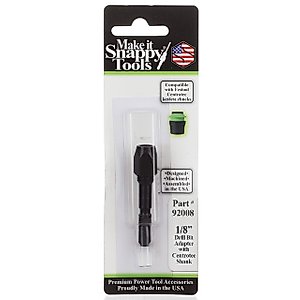 Make it Snappy Tools 1/8 Inch Drill Bit Adapter, Compatible with Festool Centrotec Chucks #92008
