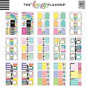 ME & MY BIG IDEAS Happy Planner STCKRS, Brights, 3888/Pkg