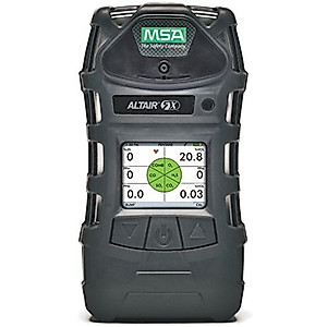 MSA 10116928 ALTAIR 5X Multi-Gas Detector - (O2, CO, H2S), 10' Line, 1' Probe, Charcoal Device with Color Display, Portable Gas Monitor, UL/CSA, Includes Instrument/Line/Probe