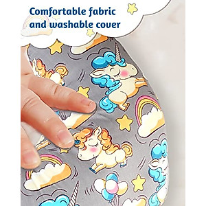 DF DUALFERV Nursing Baby Pillow Support Breastfeeding Pillow Infant Removable Cover Feeding Baby Pillow Washable Soft Snug Cotton Fits on Comfortable