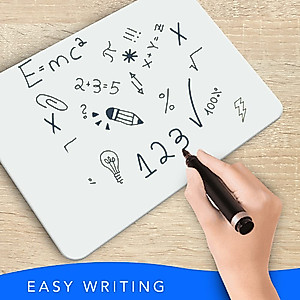 Small White Board- Small Dry Erase Board 2pk.| Double Sided Lapboard Mini Dry Erase Board Perfect for Homeschool Supplies, Office, Classroom Ideal Dry Erase Board for Kids.