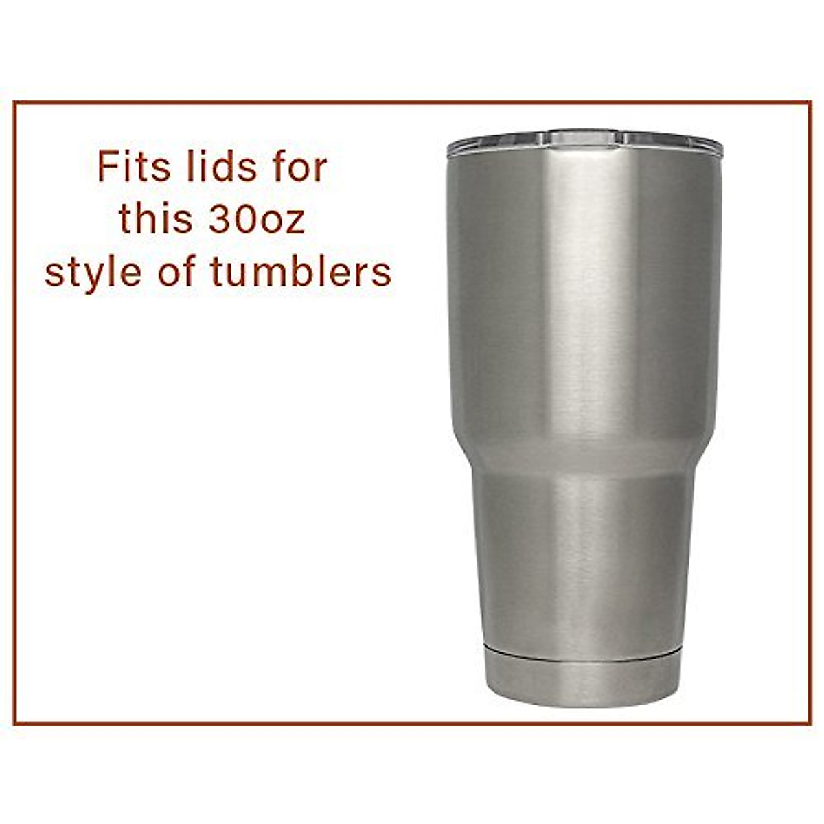 4 Pack New OEM Replacement Rubber Lid Seals for 14 or 30 Ounce Insulated Stainless Steel Tumblers Such As Yeti RTIC Ozark Trail Mossy Oak Atlin Beast