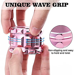 VICKDGE Large Kitchen Grinder for Spice (2.5”, Pink)