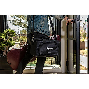 Positive Grid Spark Guitar Amplifier + Traveler Bag Bundle - Electric, Bass and Acoustic Guitar 40-Watt Combo Amp Including Spark Mobile App