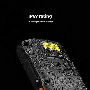 MUNBYN Android Barcode Scanner Pistol Grip Handheld Mobile Computer, 2D QR PDF417 Zebra 4710 Scanner, 4+64B Memory Qualcomm CPU, Wi-Fi, NFC 4G, IP67 Rugged Data Collector Warehouse for Enterprise WMS