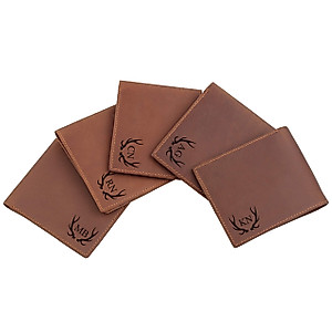 awofer Engraved Men's Wallet-Personalized Custom Leather Wallet, Custom Present idea for Husband, Son, Dad, Family-Best Graduation, Birthday, Anniversary, Fathers Day Presents