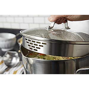 Calphalon Classic Stainless Steel Cookware, Stock Pot, 6-quart