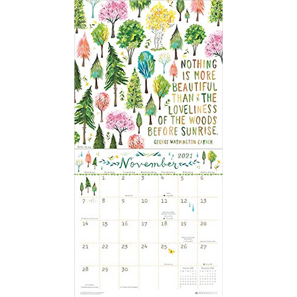 Katie Daisy 2021 Calendar