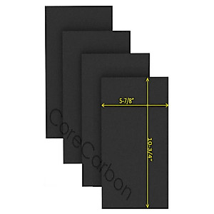 CoreCarbon 4-Pack Exact Fitment Pre-Filter Designed to Fit Honeywell Insight Series Models HPA080B, HPA080W, HPA080