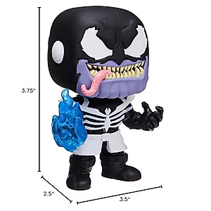 Marvel: Venom - Venomized Thanos Funko Pop! Vinyl Figure (Bundled with Compatible Pop Box Protector Case), Multicolored, 3.75 inches