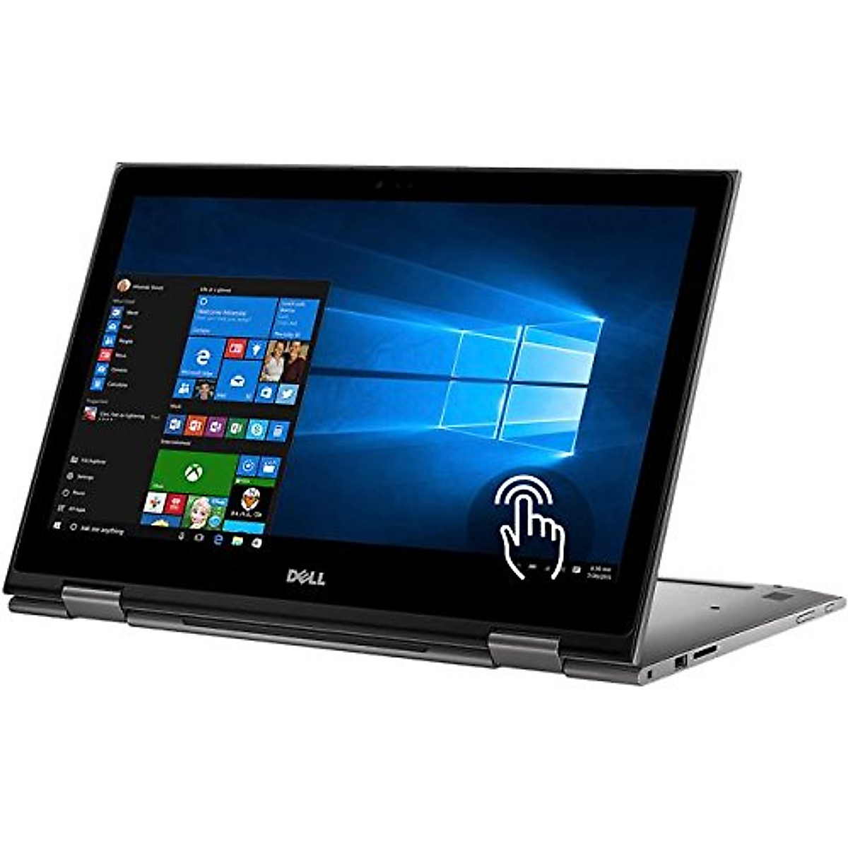 Dell Inspiron 13-5378, 13.3 Inch 2-in-1 Touch Screen Laptop NoteBook PC (Intel Quad Ci5-7200U 7th Gen, 8GB RAM, 1TB HDD, WIFI, Camera, USB 3.0, HDMI, FHD 1920 x 1080) Win 10 (Renewed)