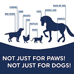 Musher's Secret Dog Paw Wax 60 g (2.1 oz) - Moisturizing Dog Paw Balm that Creates an Invisible Barrier That Protects and Heals Dry Cracked Paws - All-Natural with Vitamin E and Food-Grade Ingredients