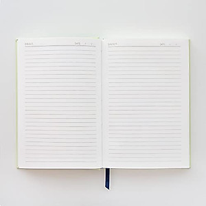 Designworks Ink Vintage Sass A5 Hardcover Notebook Journal, Whom, 14.6cm x 21.6cm, Green, JB86-1104EU