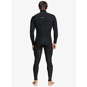 Quiksilver Mens 5/4/3 Sessions Chest Zip Wetsuit - Black | Medium