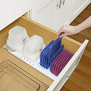 YouCopia StoraStack Food Container Storage and Drawer Organizer
