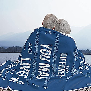 Retirement Gifts for Women Men 2022 Happy Retirement Throw Blankets Farewell Gifts for Teachers Dad Mom Coworkers Nurses Friends 50x60 Inch