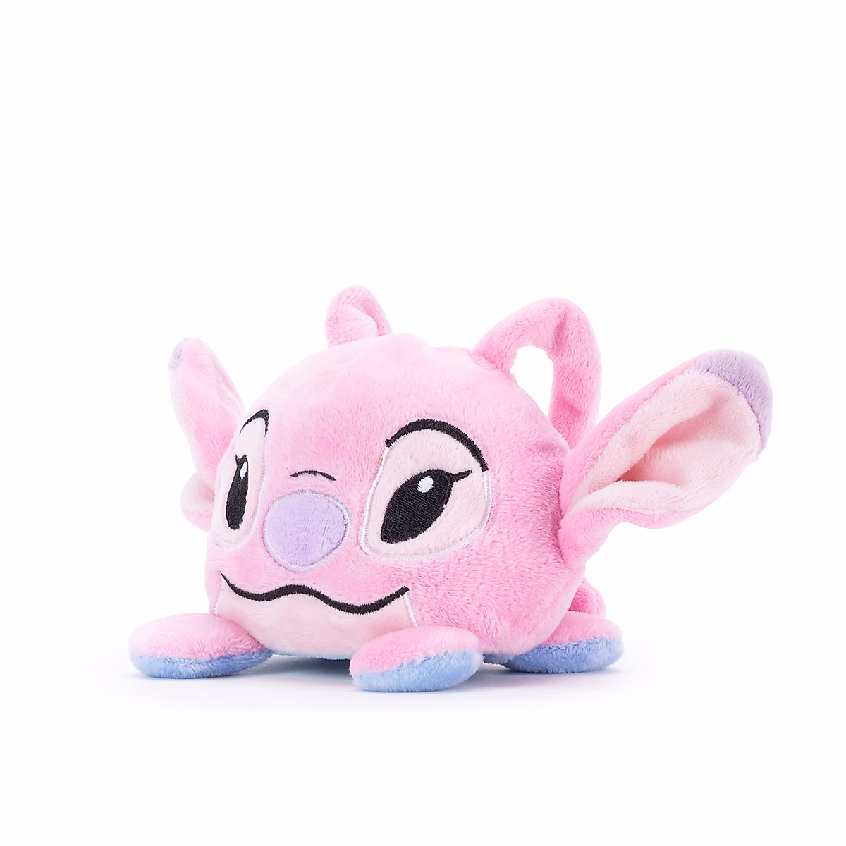Disney Simba Official Stitch and Angel Reversible Plush Toy for Kids Stitch, Blue, Pink