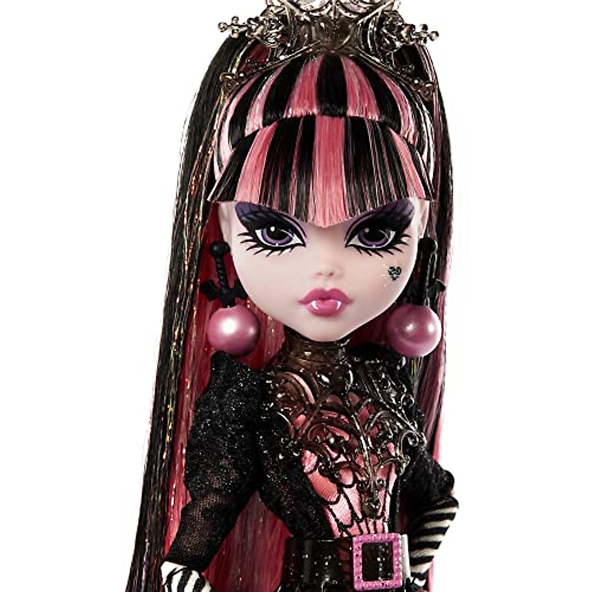 Monster High Draculaura Doll, Special Howliday Edition, Pink and Black Gown, High Fashion, Holiday Collection, Gifts for Girls and Boys