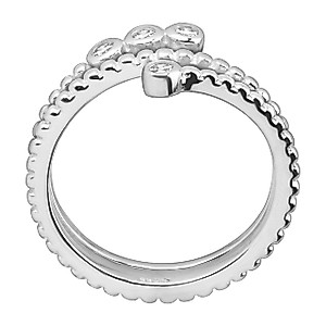 Silpada 'Interstellar' Cubic Zirconia Ring in Sterling Silver, Size 8, Size 8