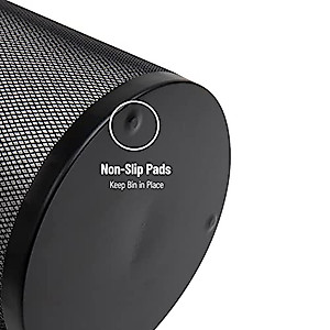 Mind Reader Umbrella Rack Stand For Canes Walking Sticks Umbrellas, Metal Mesh, Black