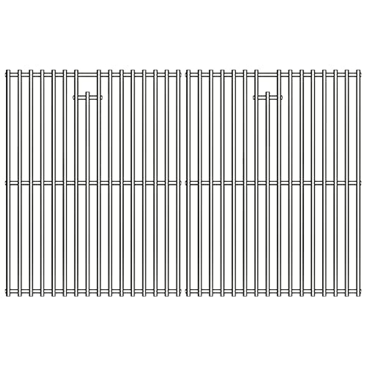 Hisencn 17 Inch Cooking Grates for Home Depot Nexgrill 720-0830H, 720-0830D, 720-0783E, 720-0783C, 5 burner 720-0888, Stainless Steel Cooking Grids Replacement parts for Nexgrill 4&5-Burner Gas Grill